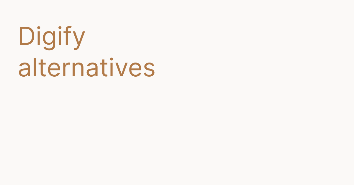 Best Digify Alternatives for Virtual Data Rooms