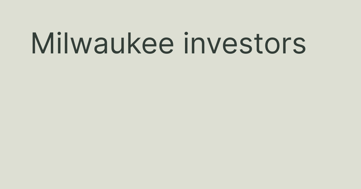 Milwaukee Investors: Active VCs Pushing Startups in 2026