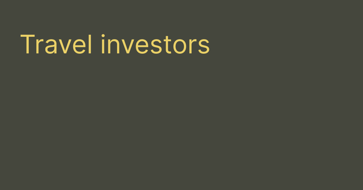 Top 20 Travel Investors Backing Hospitality Tech in 2026